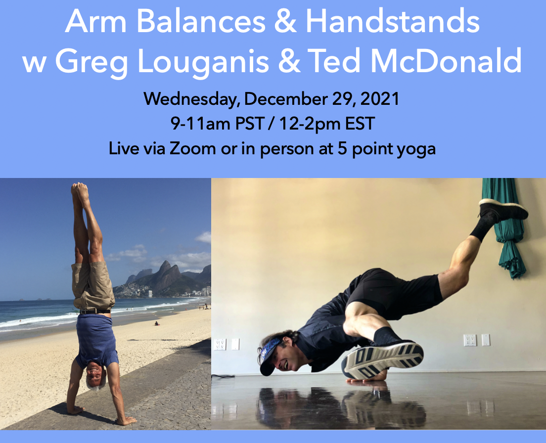 Arm Balance & Handstand Workshop - Greg Louganis