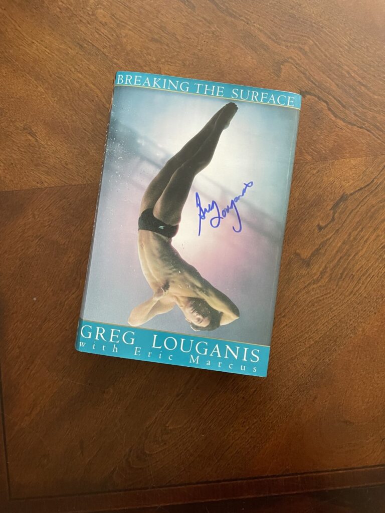 1st Edition Breaking The Surface Book - Greg Louganis